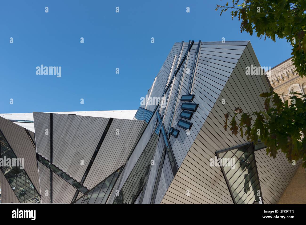 Royal Ontario Museum (ROM) - Toronto - detail of entrance profile on ...