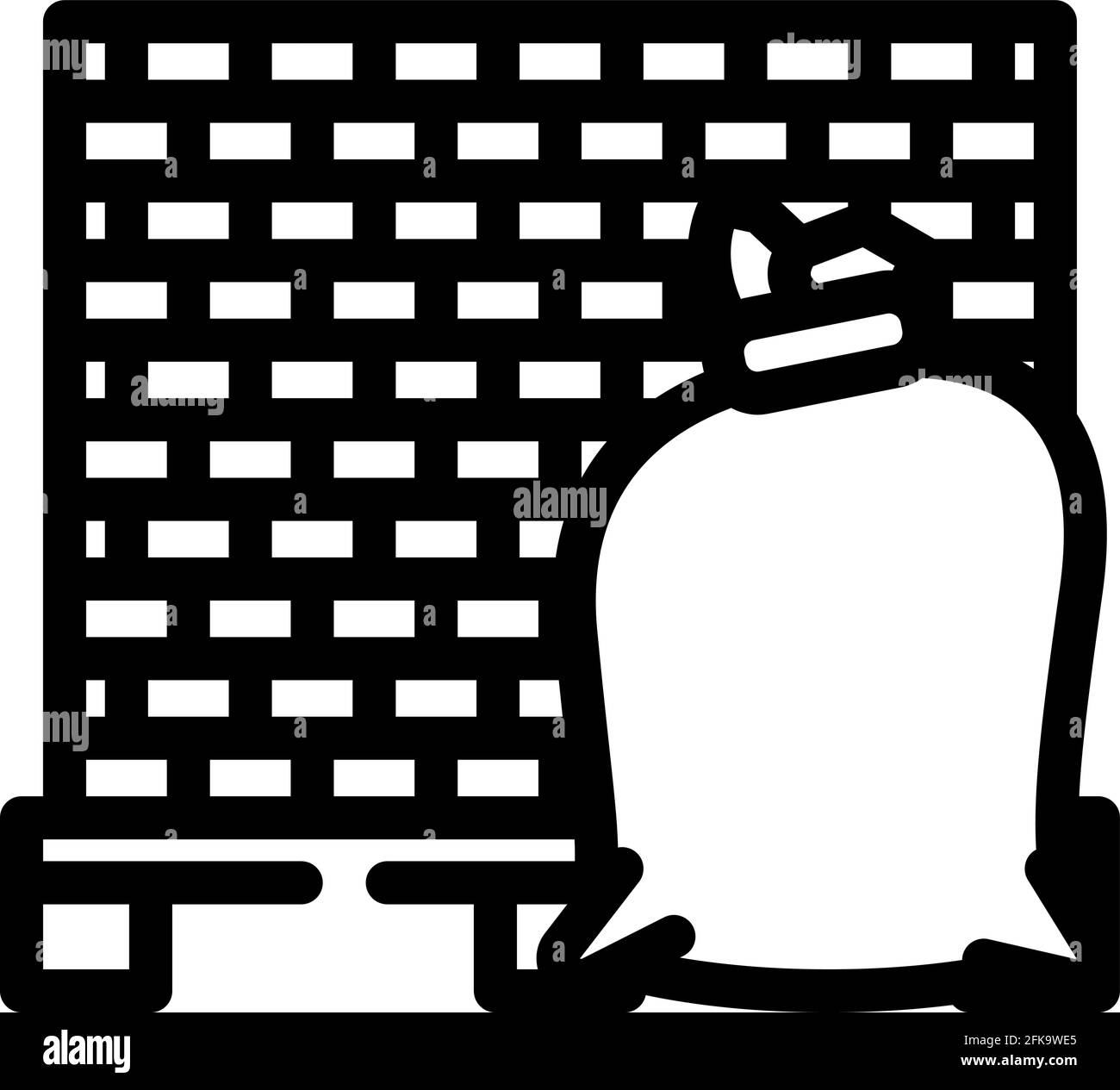 building materials wholesale line icon vector illustration Stock Vector ...