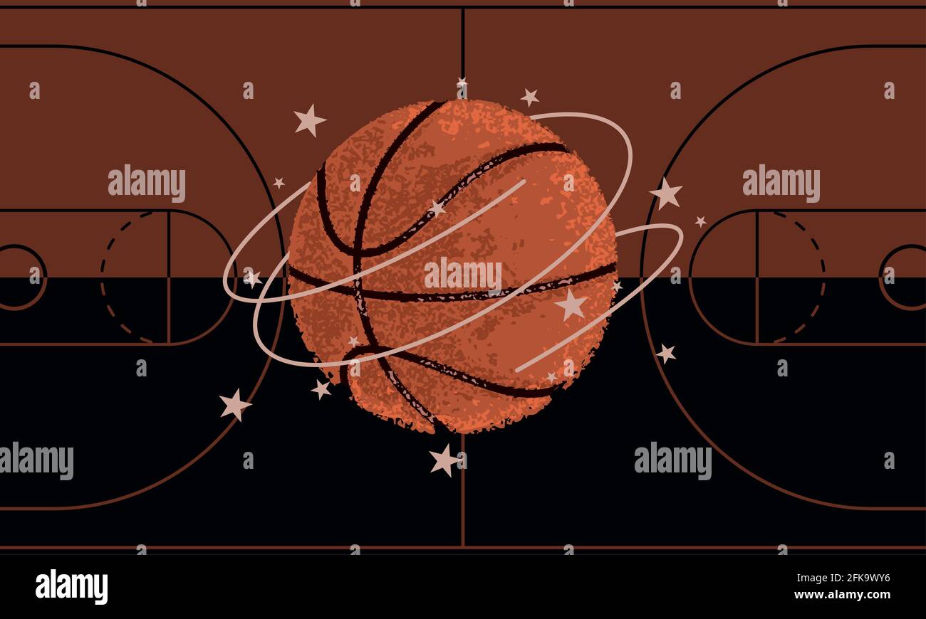 Colored basketball poster Stock Vector Image & Art - Alamy