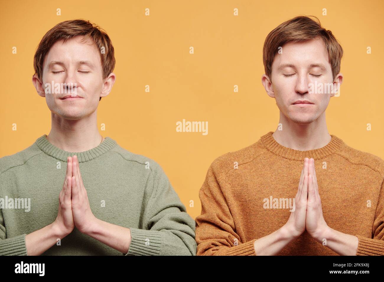 Namaste gestures hi-res stock photography and images - Alamy