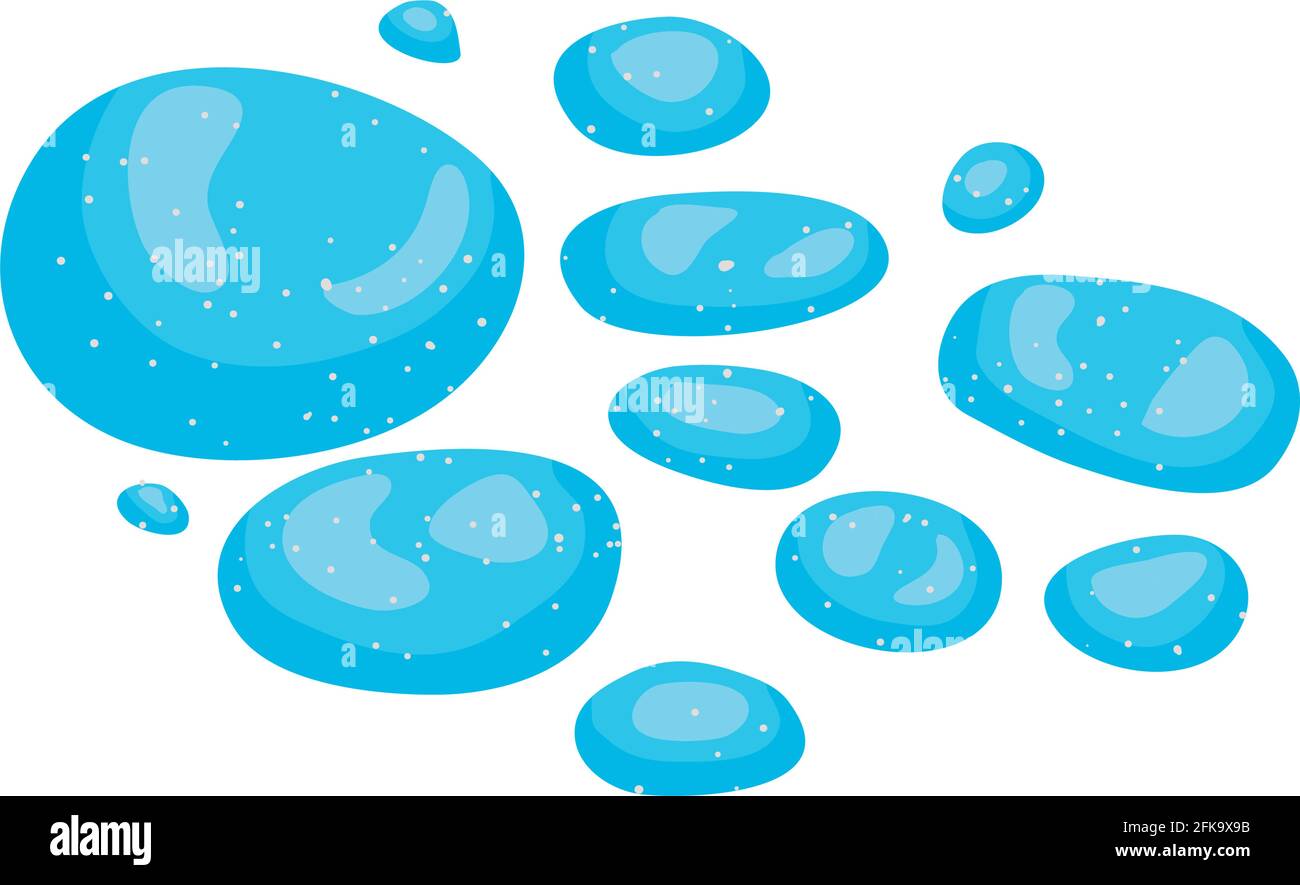 water drops on white background Stock Vector Image & Art - Alamy
