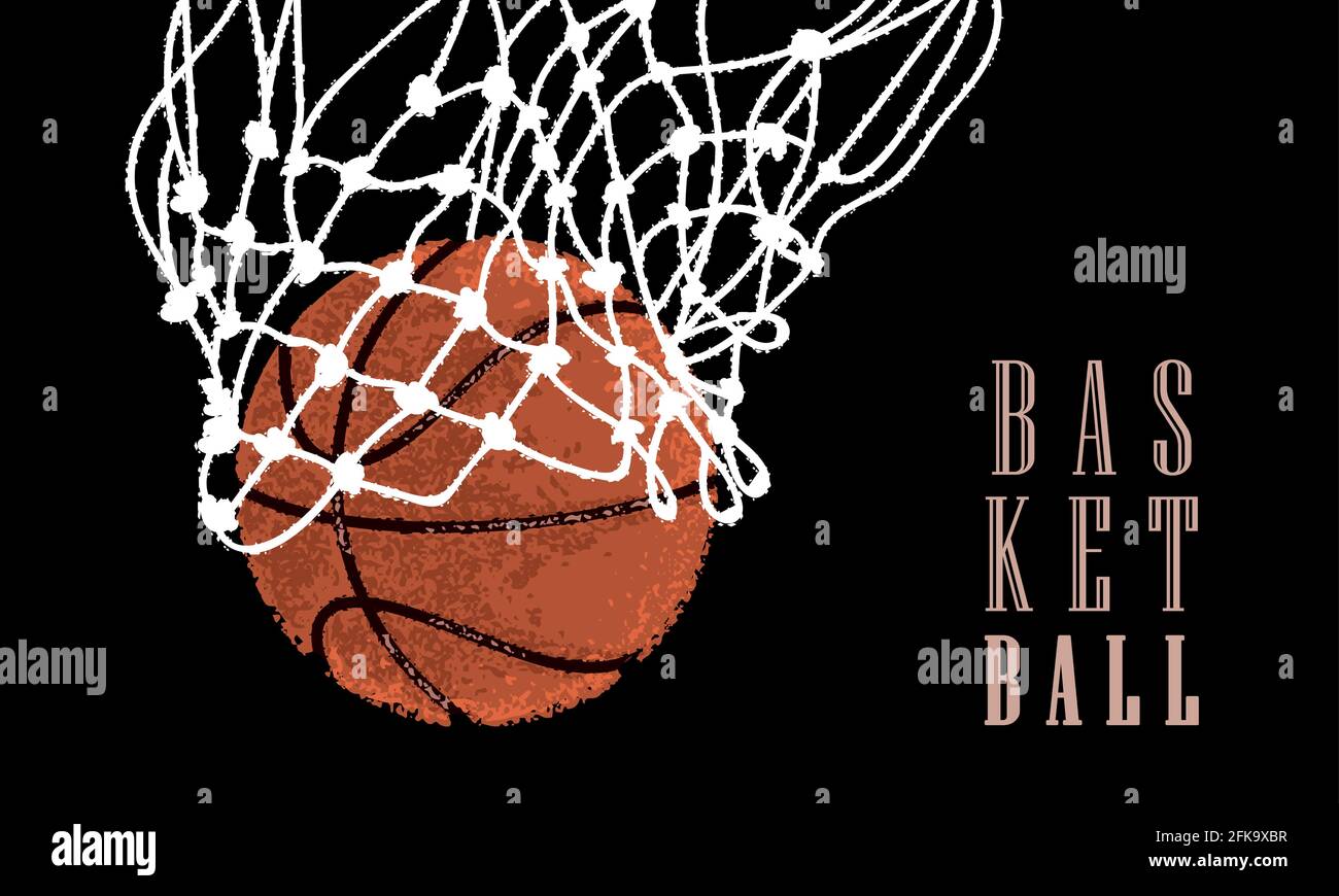 Colored basketball poster Stock Vector Image & Art - Alamy