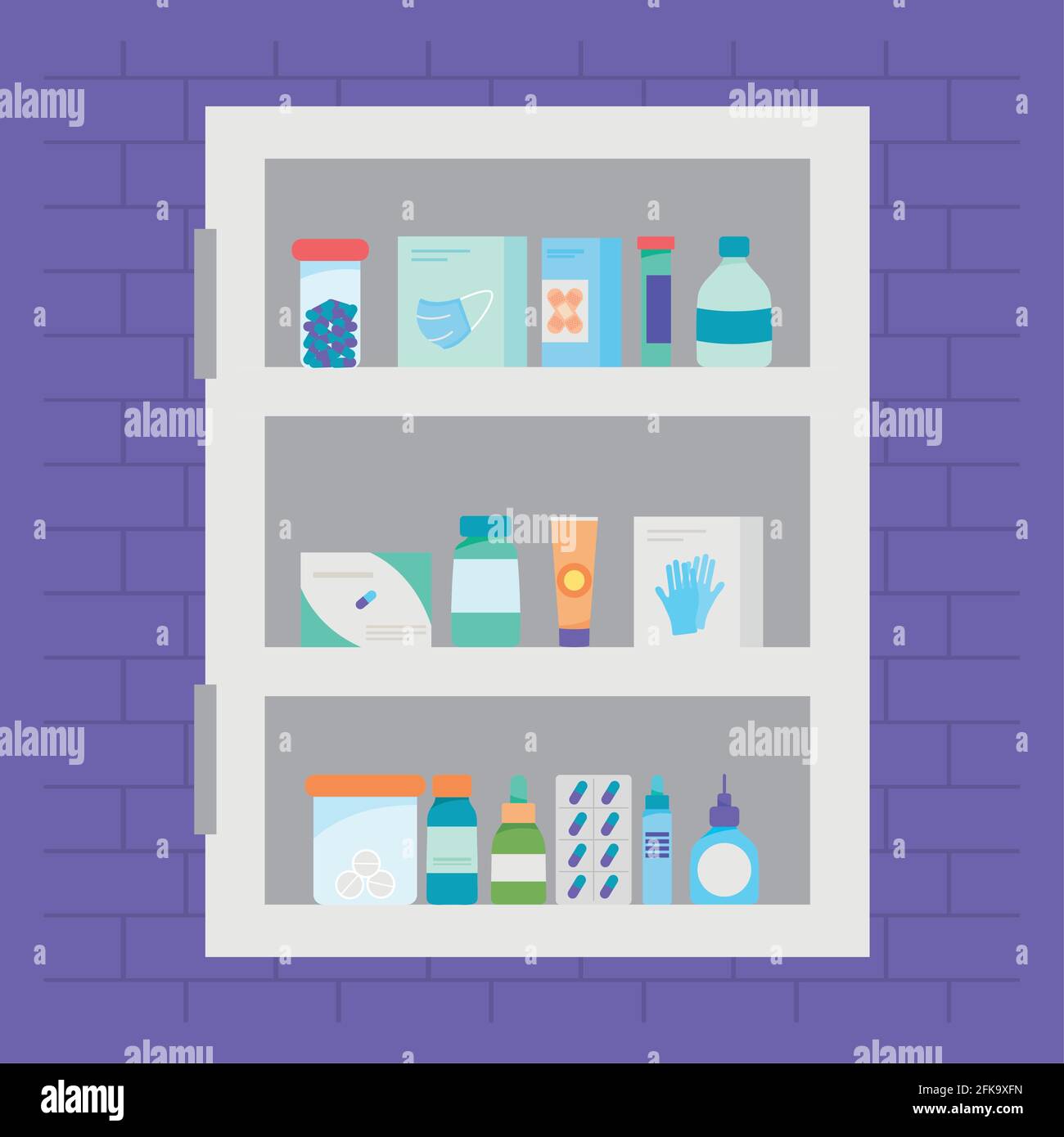 full medical storage on background Stock Vector Image & Art - Alamy
