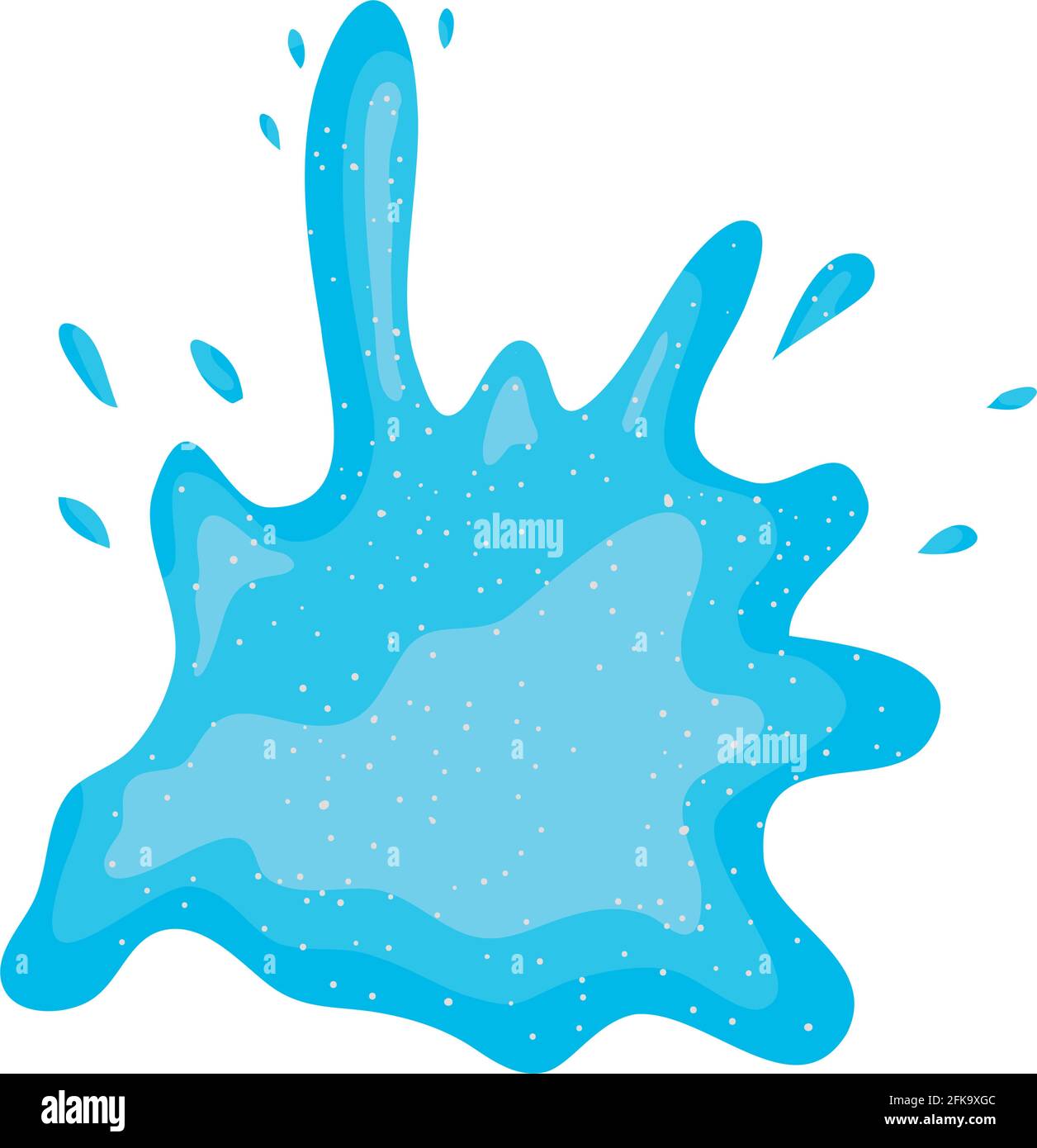 water splash with drops design Stock Vector Image & Art - Alamy