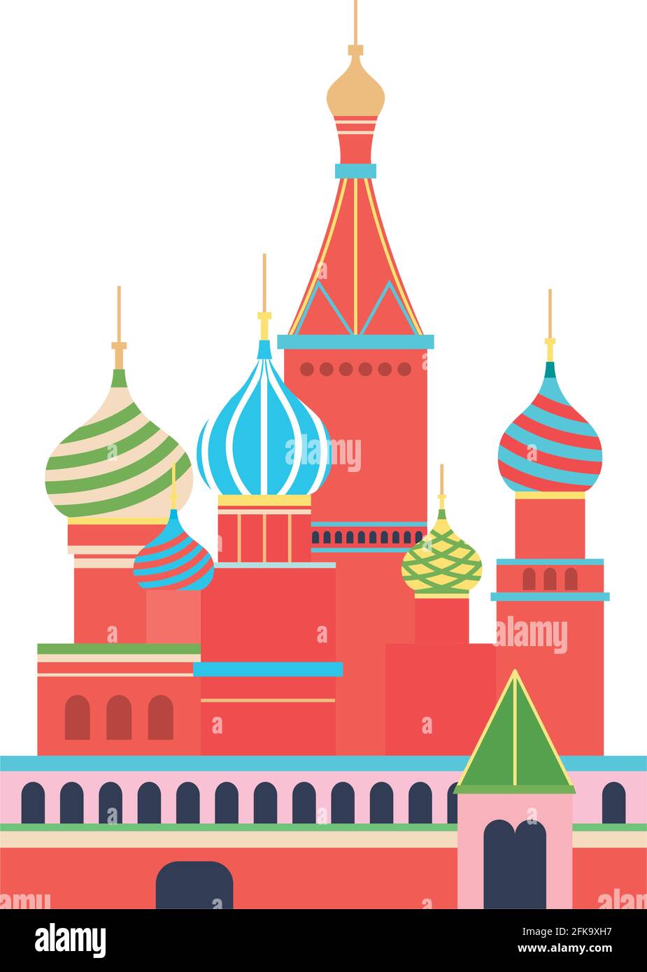 saint basils cathedral illustration design Stock Vector Image & Art - Alamy