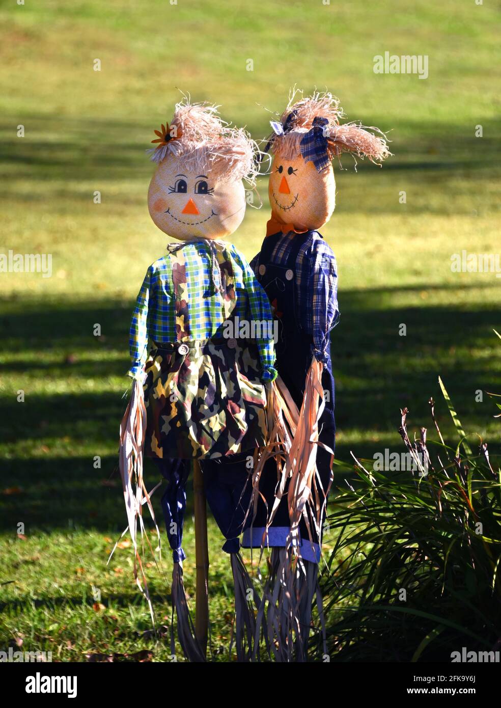 Two scarecrows hi-res stock photography and images - Alamy