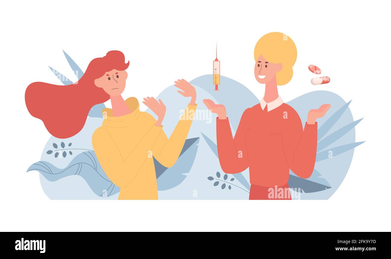 Refusing injection Cut Out Stock Images & Pictures - Alamy