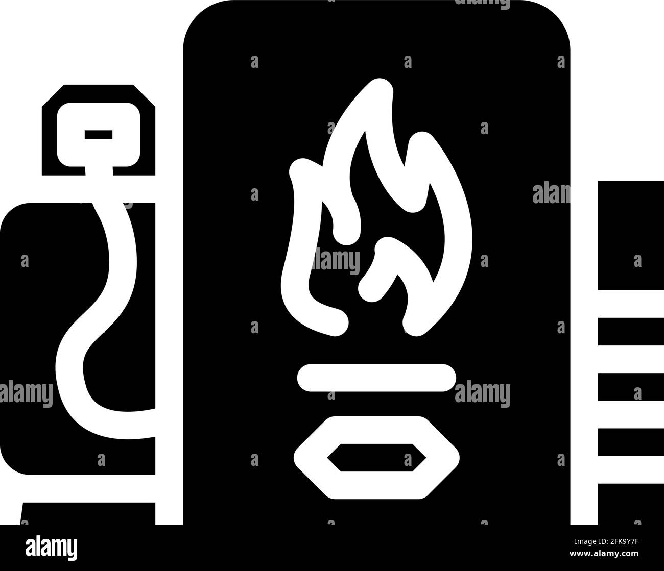 Landfill gas biogas glyph icon hi-res stock photography and images - Alamy