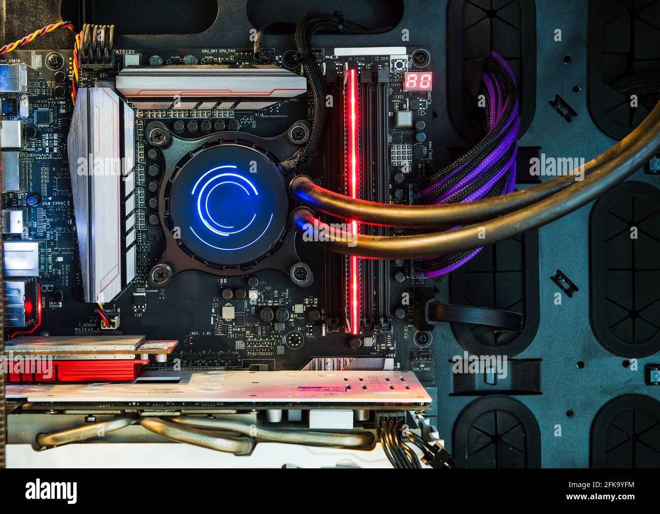 Inside of computer cpu hi-res stock photography and images - Alamy