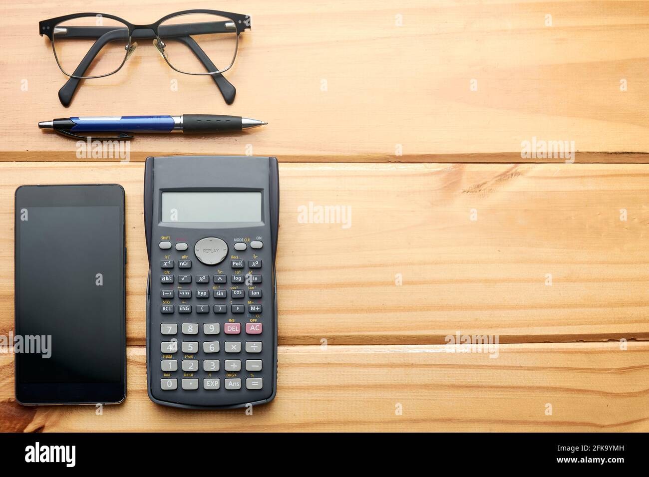 Calculator on right side hi-res stock photography and images - Alamy