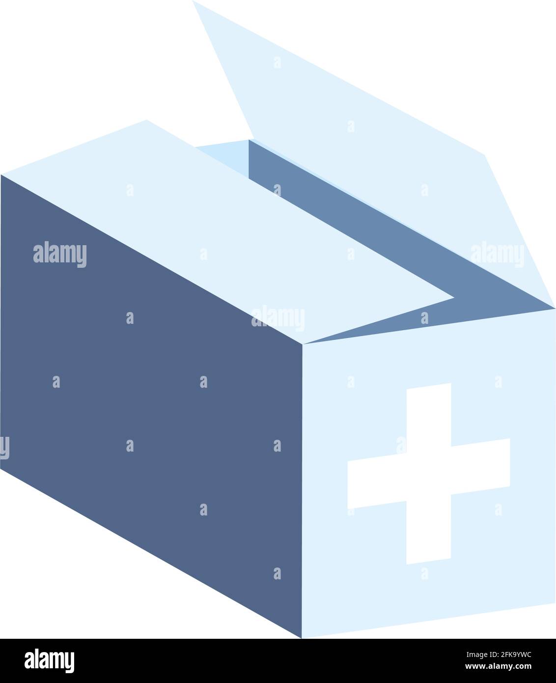 medical box on white background Stock Vector Image & Art - Alamy