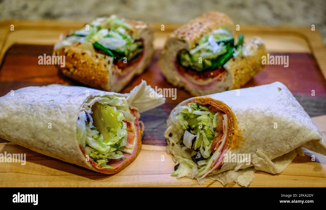 Wrap and Sub Stock Photo - Alamy