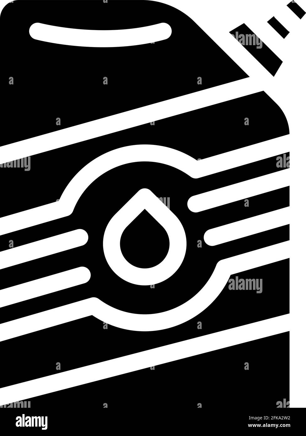 powder bag glyph icon vector illustration Stock Vector Image & Art - Alamy