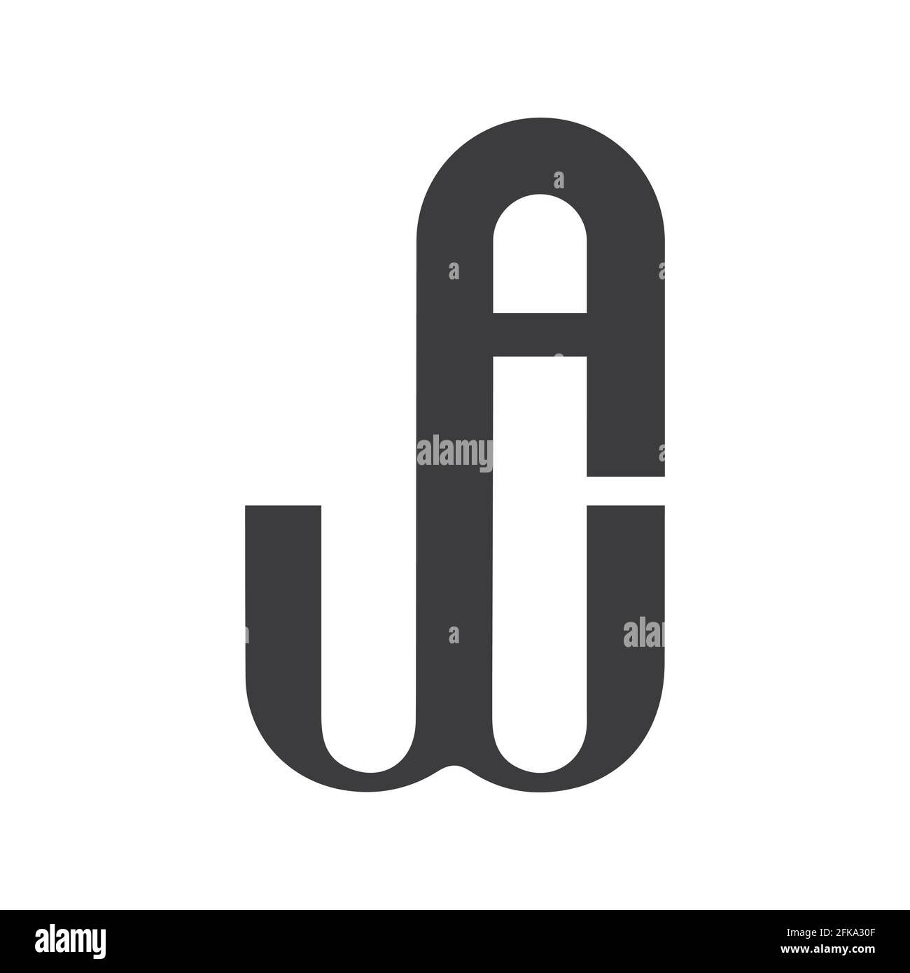 Aw font vector vectors Black and White Stock Photos & Images - Alamy