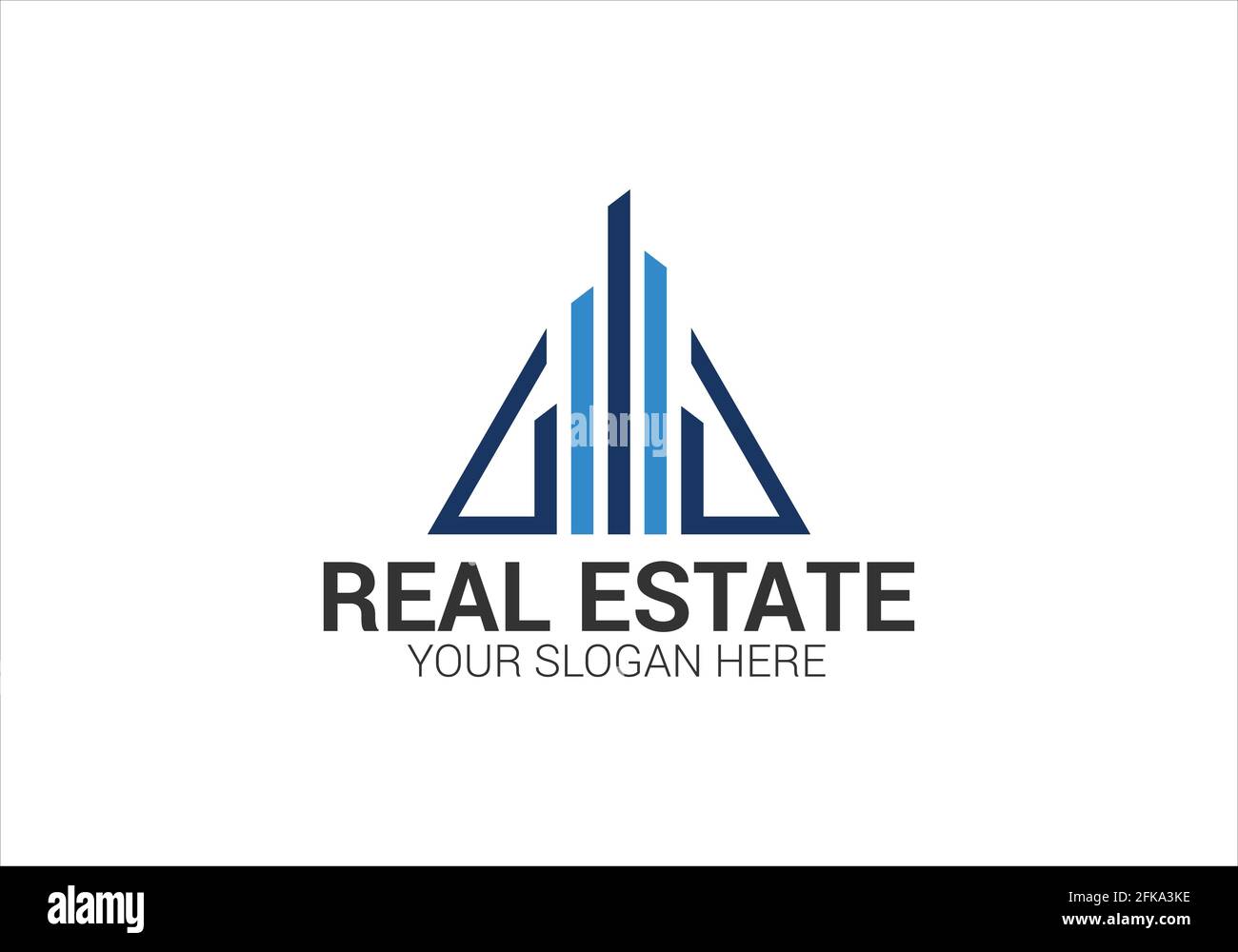 Creative real estate logo design templet. Vector and illustration. Sign ...