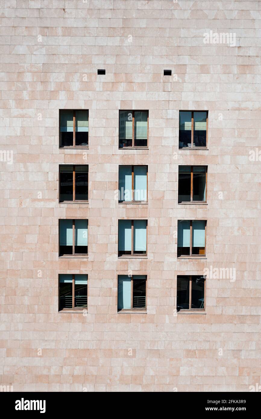 windows on the facade of the building Stock Photo - Alamy