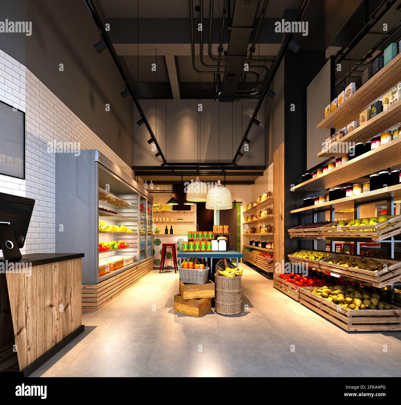 Supermarket Interior Plan