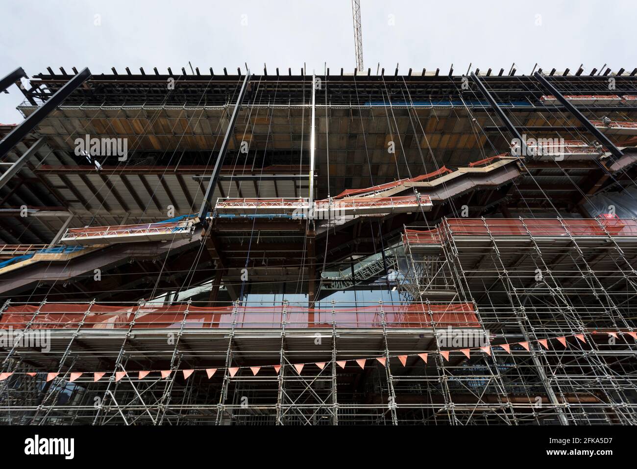 The south facade of the Washington State Convention Center expansion ...