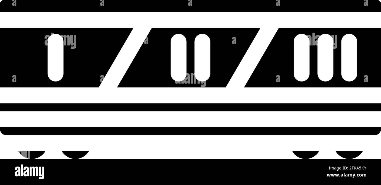 division by class railway glyph icon vector illustration Stock Vector ...