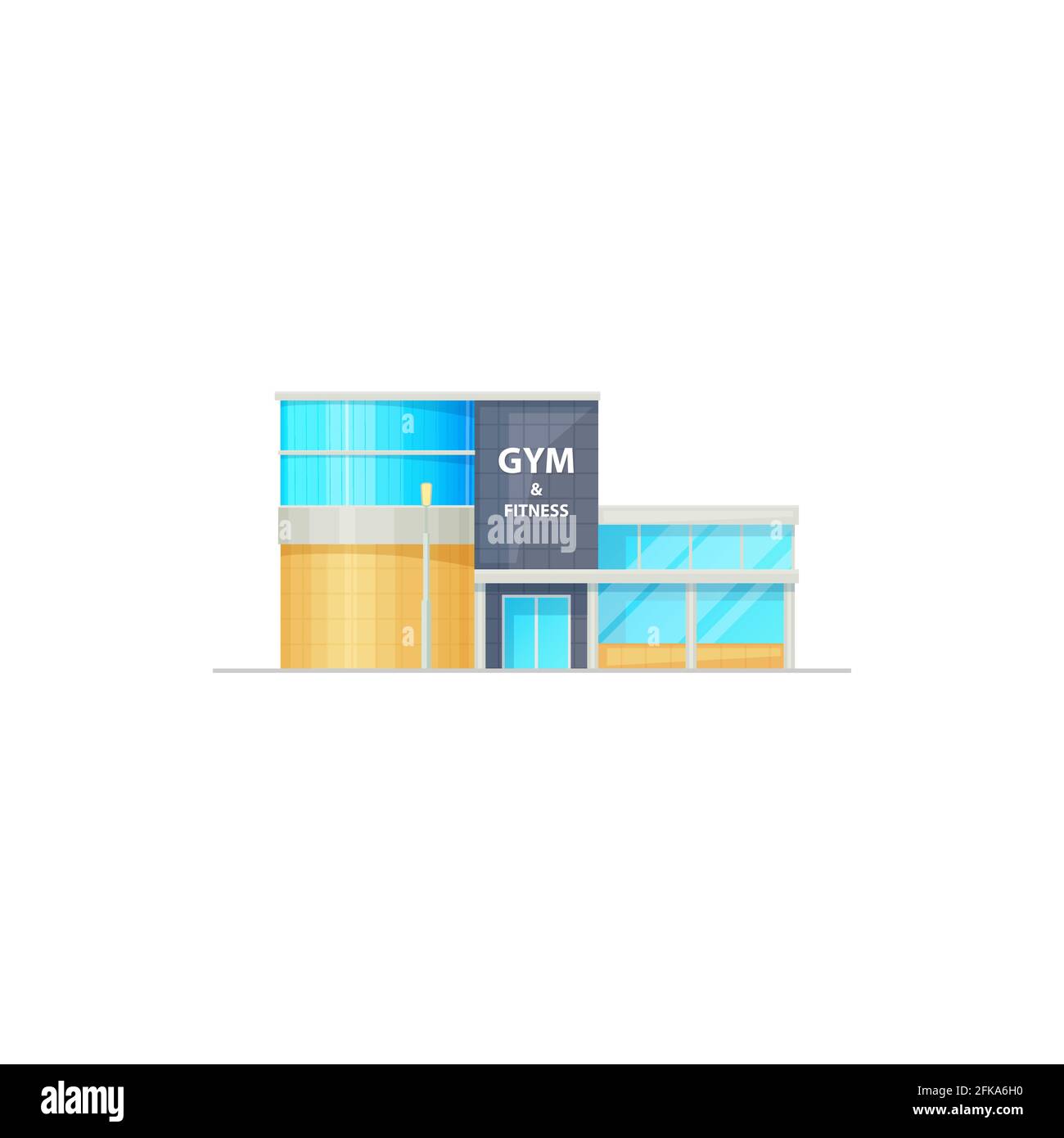 Fitness Center Building Clip Art