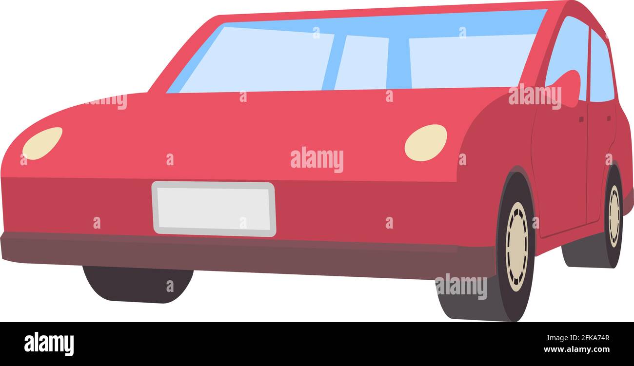 Deformed Car.Vector illustration that is easy to edit Stock Vector ...