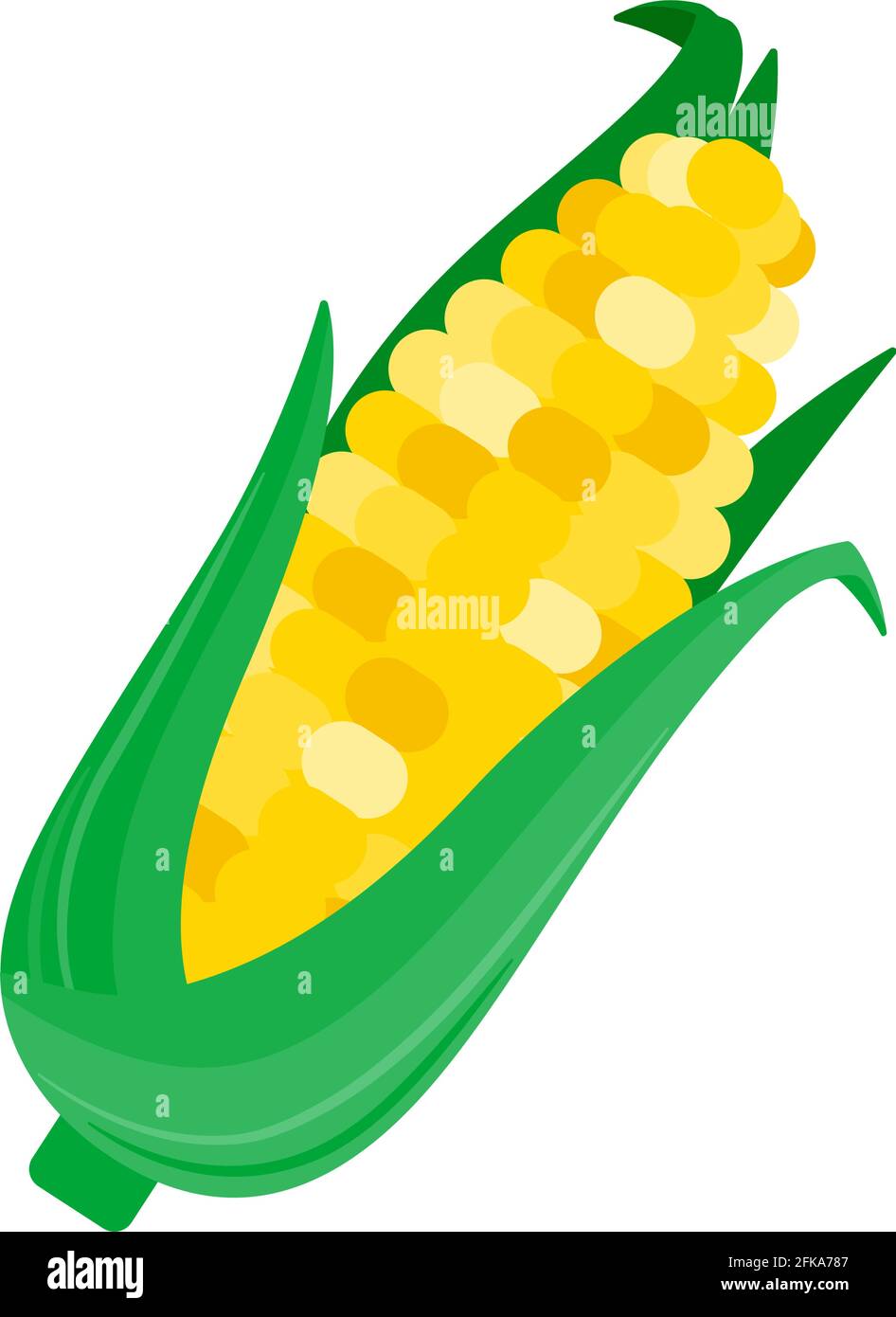Corn.Vector illustration that is easy to edit Stock Vector Image & Art ...