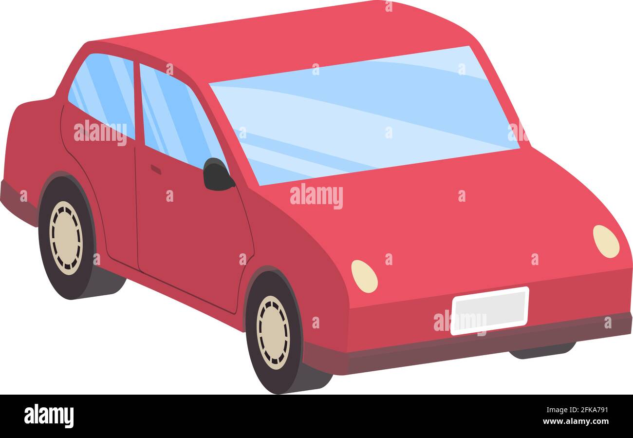 Deformed Car isometric.Vector illustration that is easy to edit Stock ...