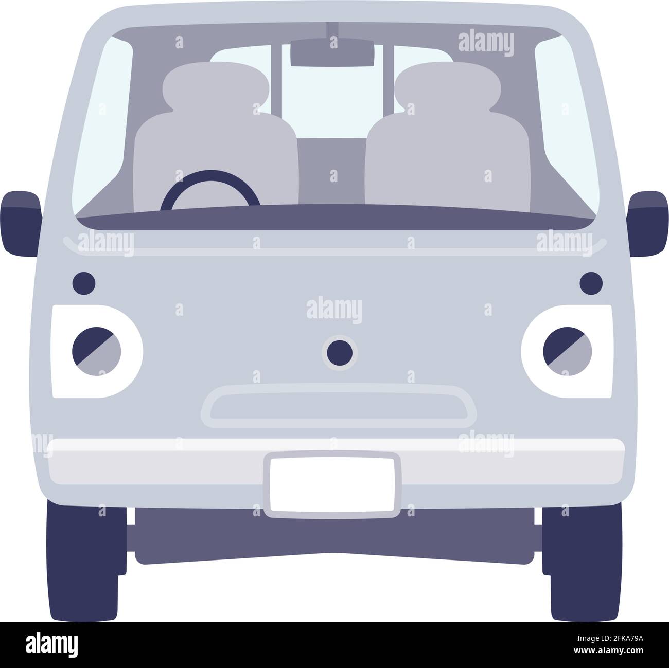 Cute car.minitruck.Vector illustration that is easy to edit Stock ...