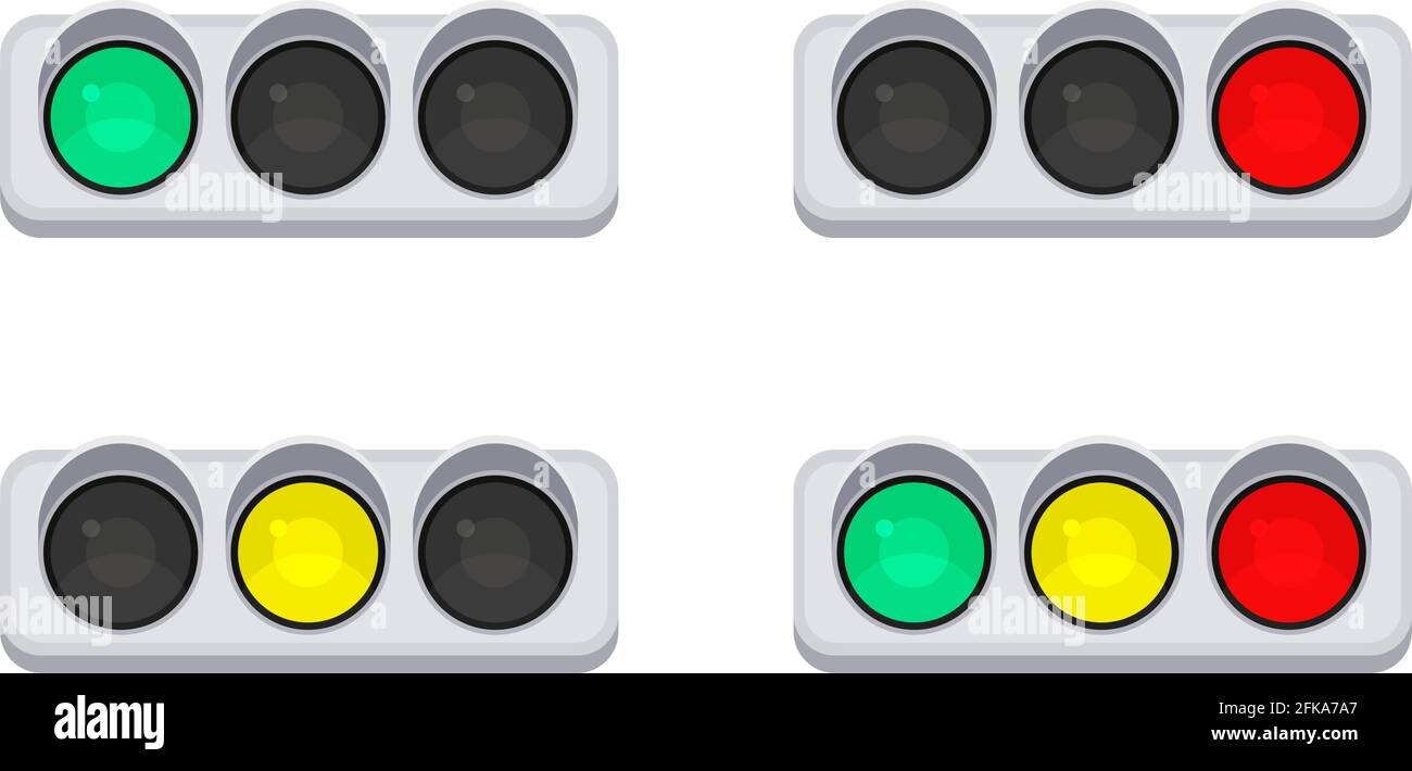 Traffic light.Vector illustration that is easy to edit Stock Vector ...