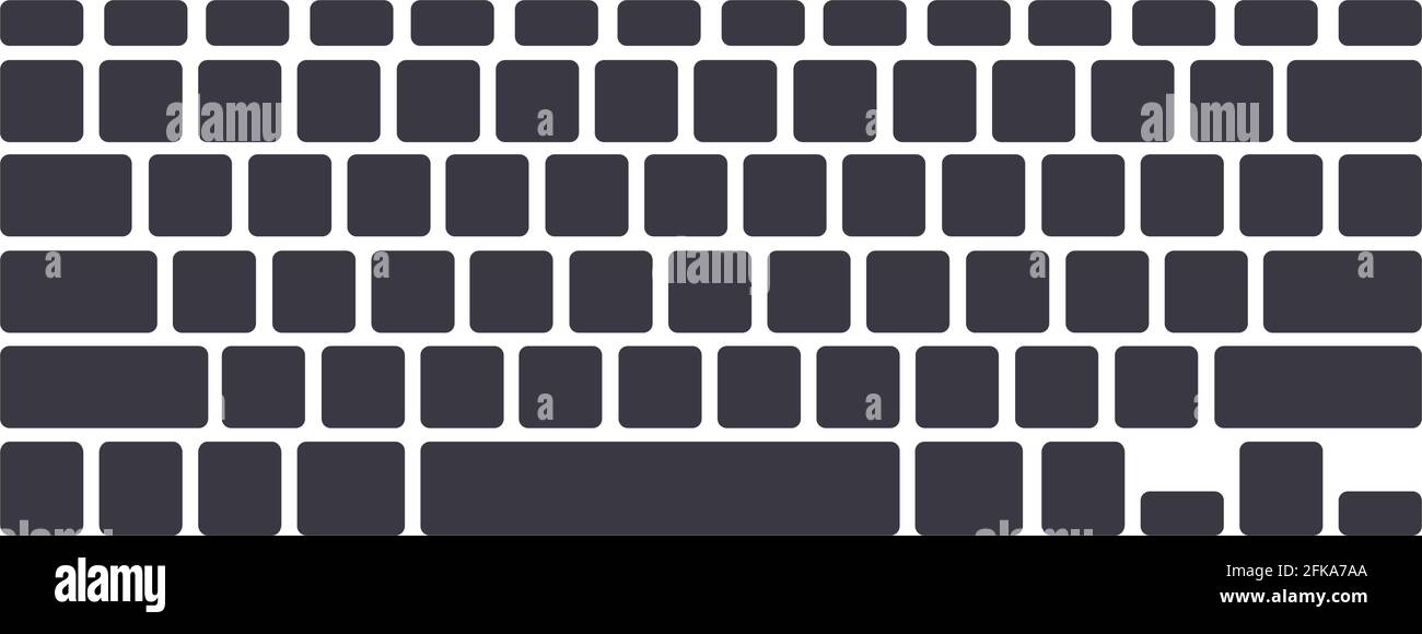 PC Keyboard.Vector illustration that is easy to edit Stock Vector Image ...