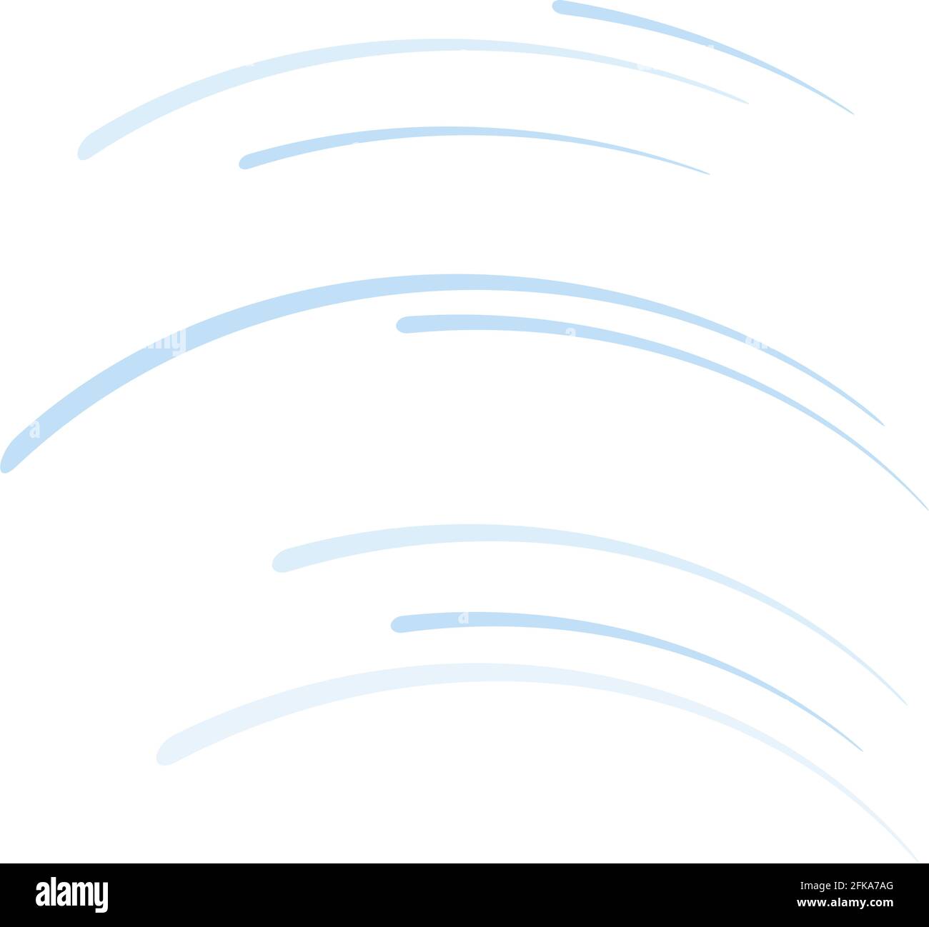 Speed effect line. Bend.Vector illustration that is easy to edit Stock ...