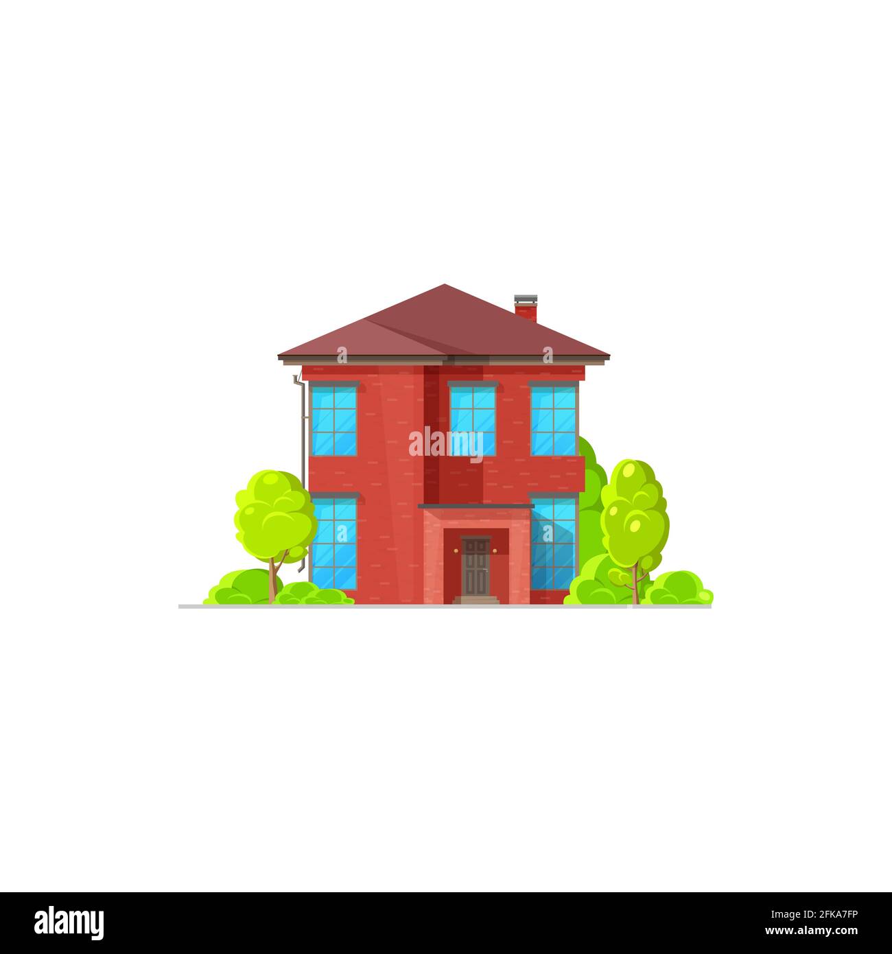 Contemporary wooden architecture Stock Vector Images - Alamy