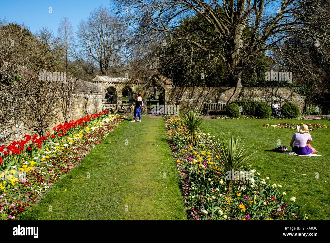 The Grange Gardens, Lewes, East Sussex, UK Stock Photo - Alamy