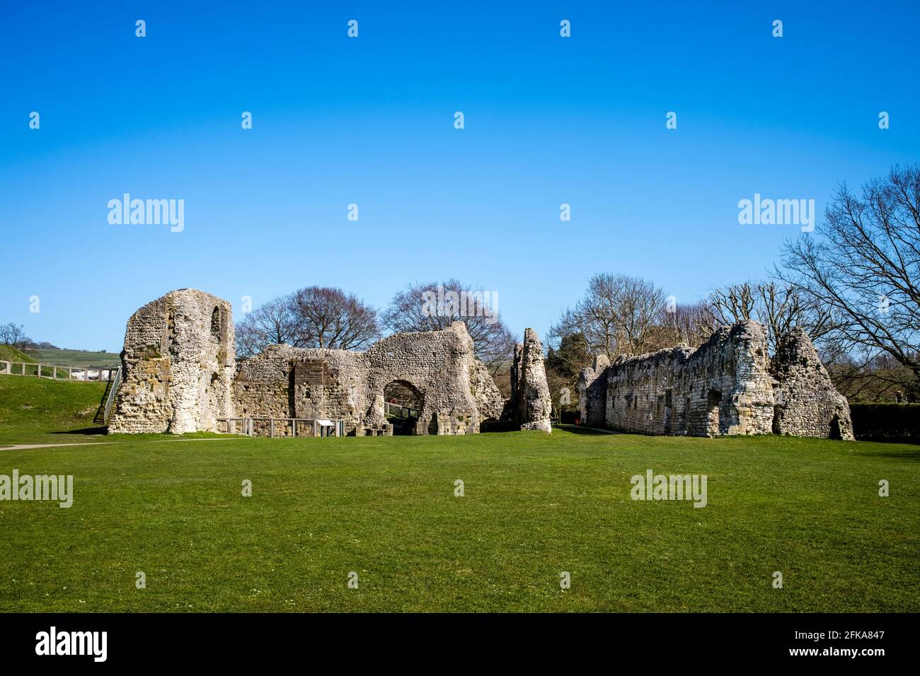 The Priory Ruins, Lewes Priory, Lewes, East Sussex, UK Stock Photo - Alamy