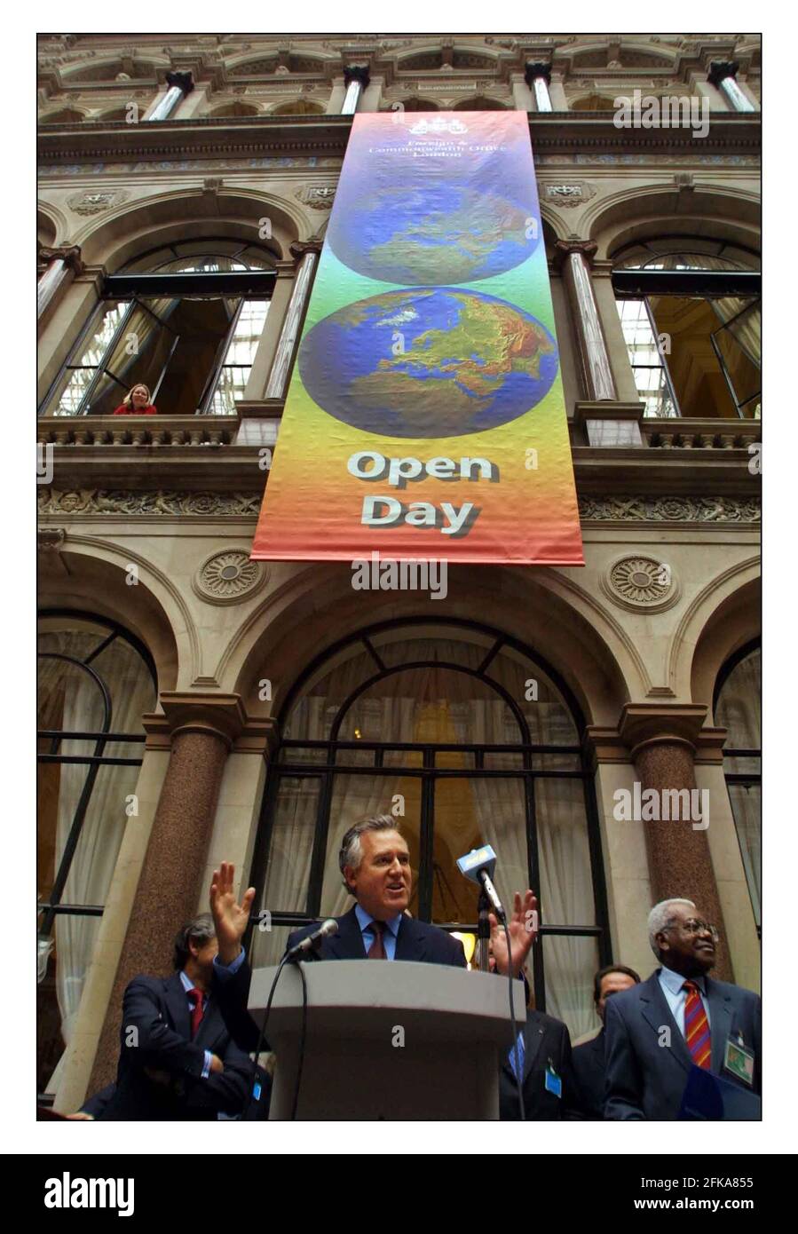 Foreign Office Open day opened by min. Peter Hain accompanied by Trevor ...
