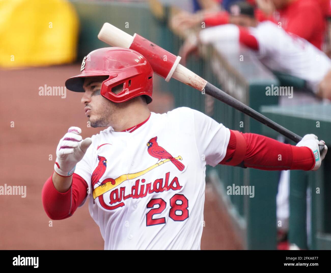 St. Louis, United States. 29th Apr, 2021. St. Louis Cardinals Nolan ...