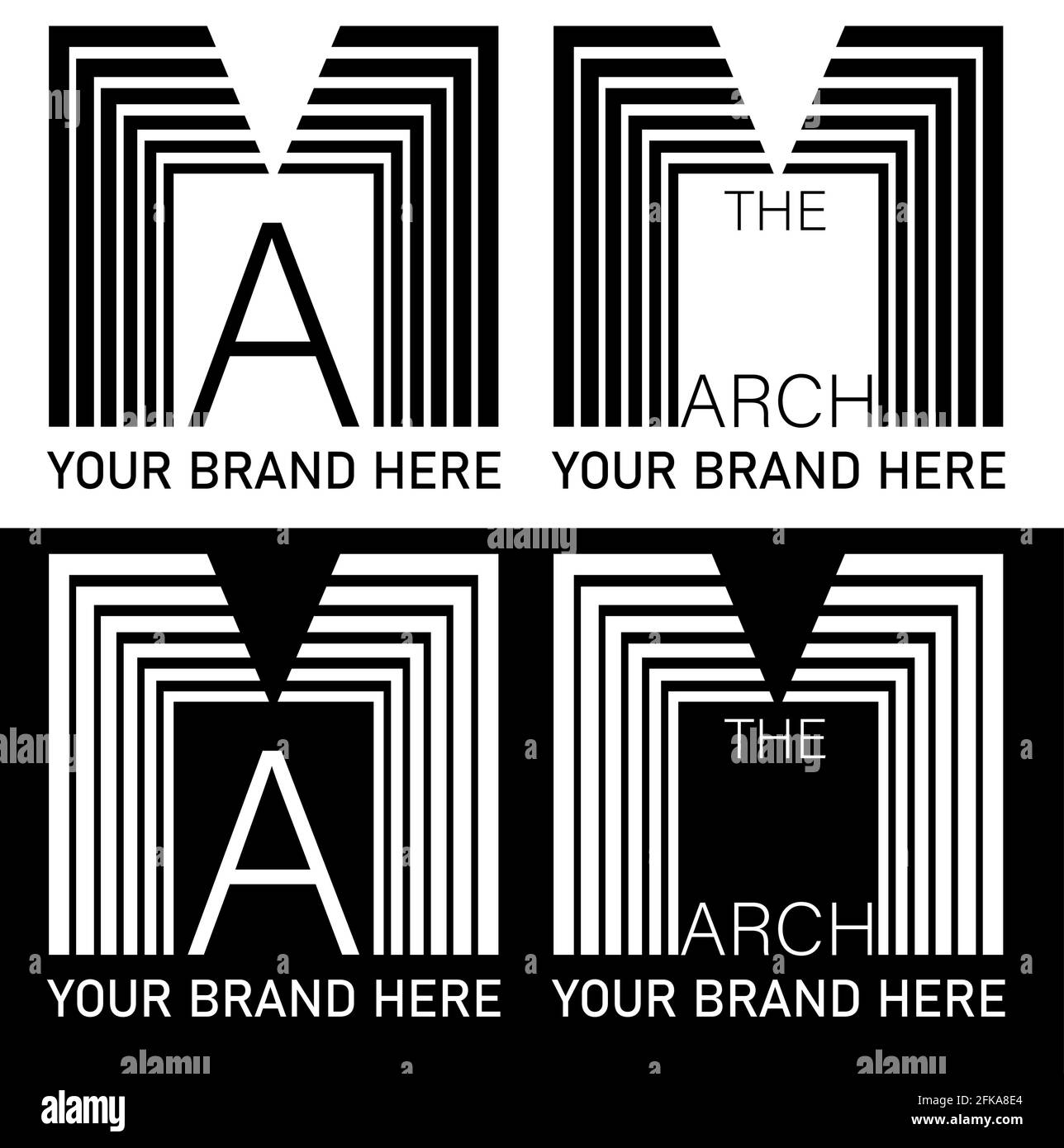 abstract logo with perspective for architects and builders 1 Stock ...