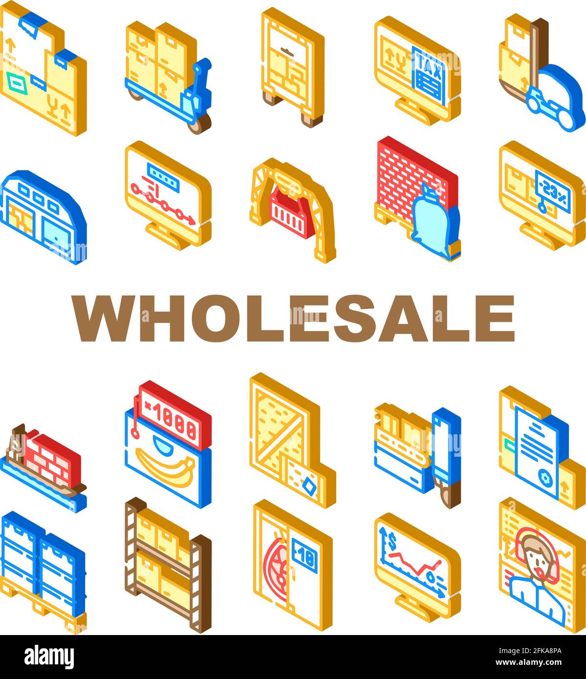 Wholesale Service Collection Icons Set Vector Stock Vector Image & Art ...