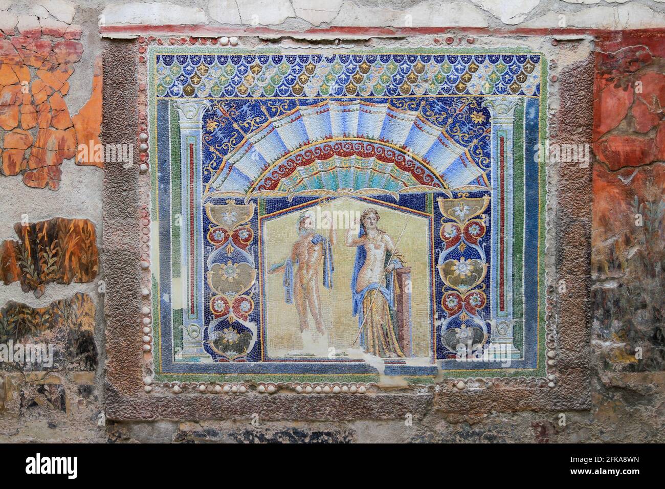 House of the neptune mosaic hi-res stock photography and images - Alamy