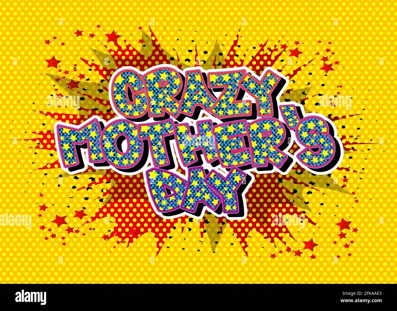 Crazy mother Stock Vector Images - Alamy