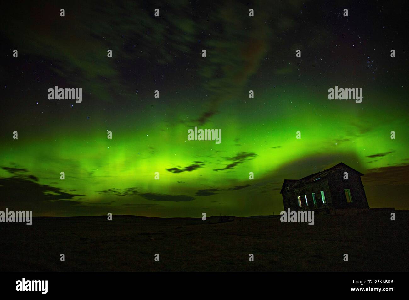 Fairview, North Dakota, USA. 23rd July, 2015. An Abandoned homestead ...