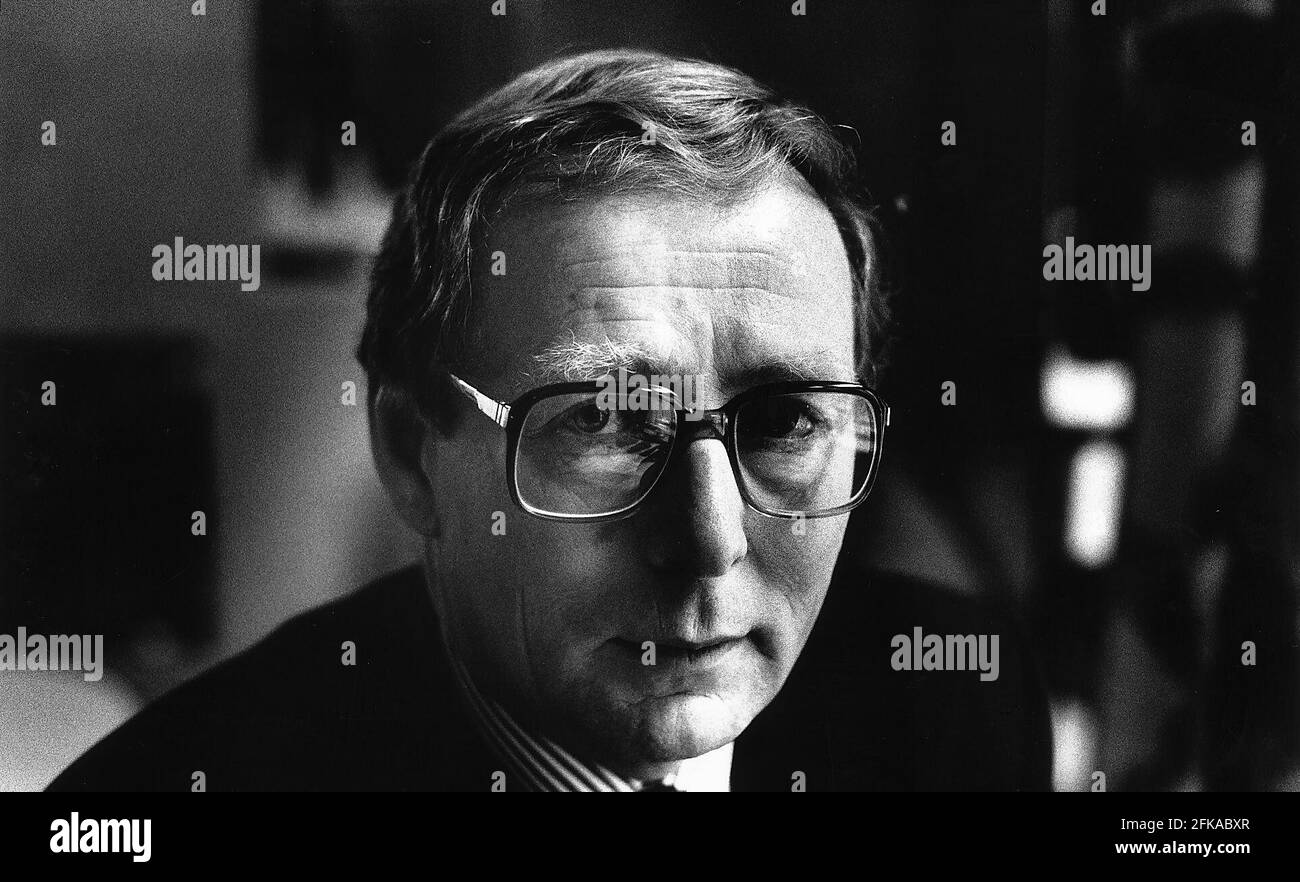 Peter Grammell finance director with Pilkington plc Dbase Stock Photo ...