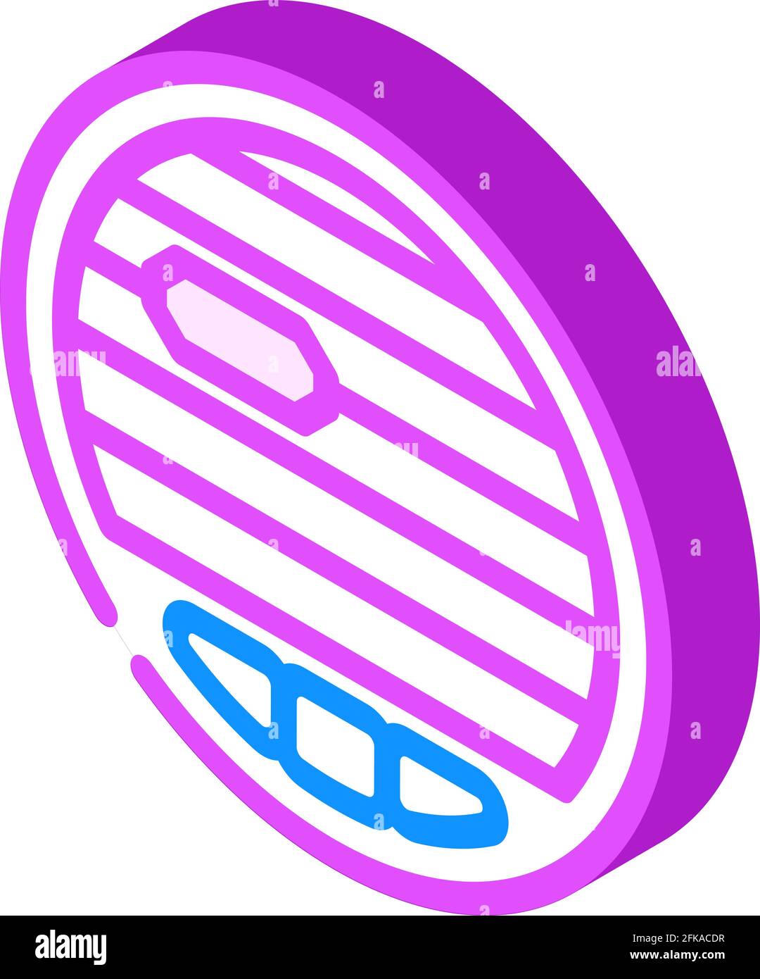 air conditioning car isometric icon vector illustration Stock Vector ...