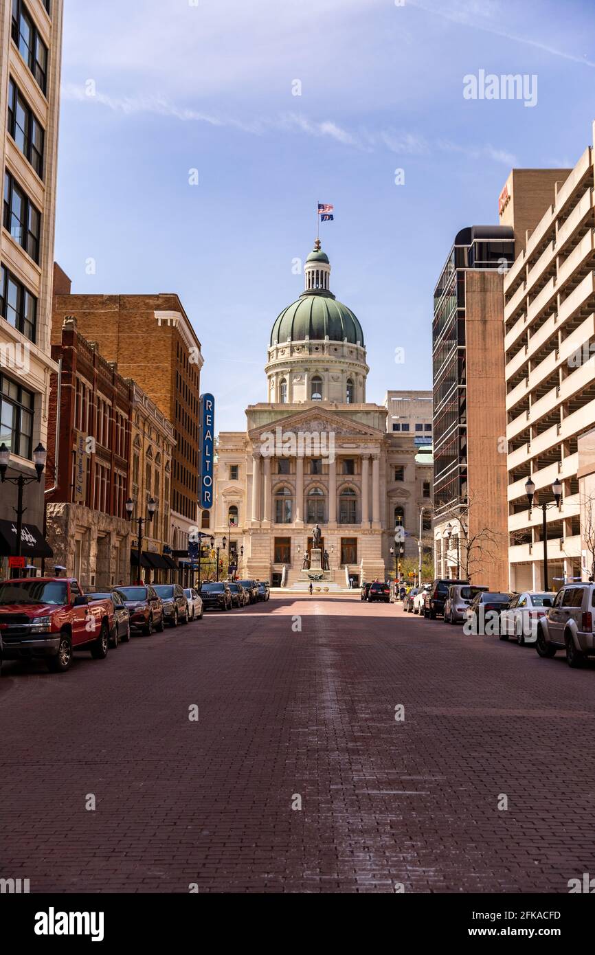 Indiana state capitol hi-res stock photography and images - Alamy