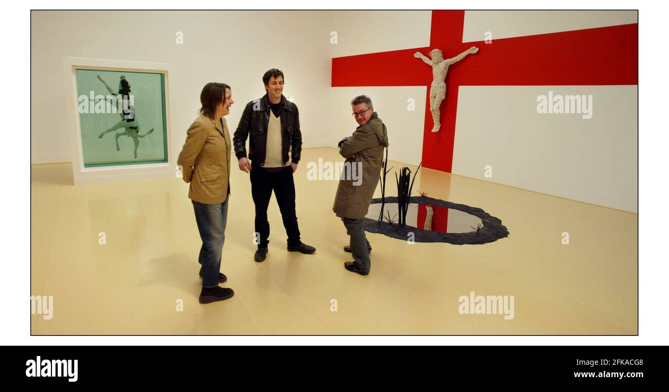 An exhibition of work by Damien Hirst, Sara Lucas and Angus Fairhurst ...