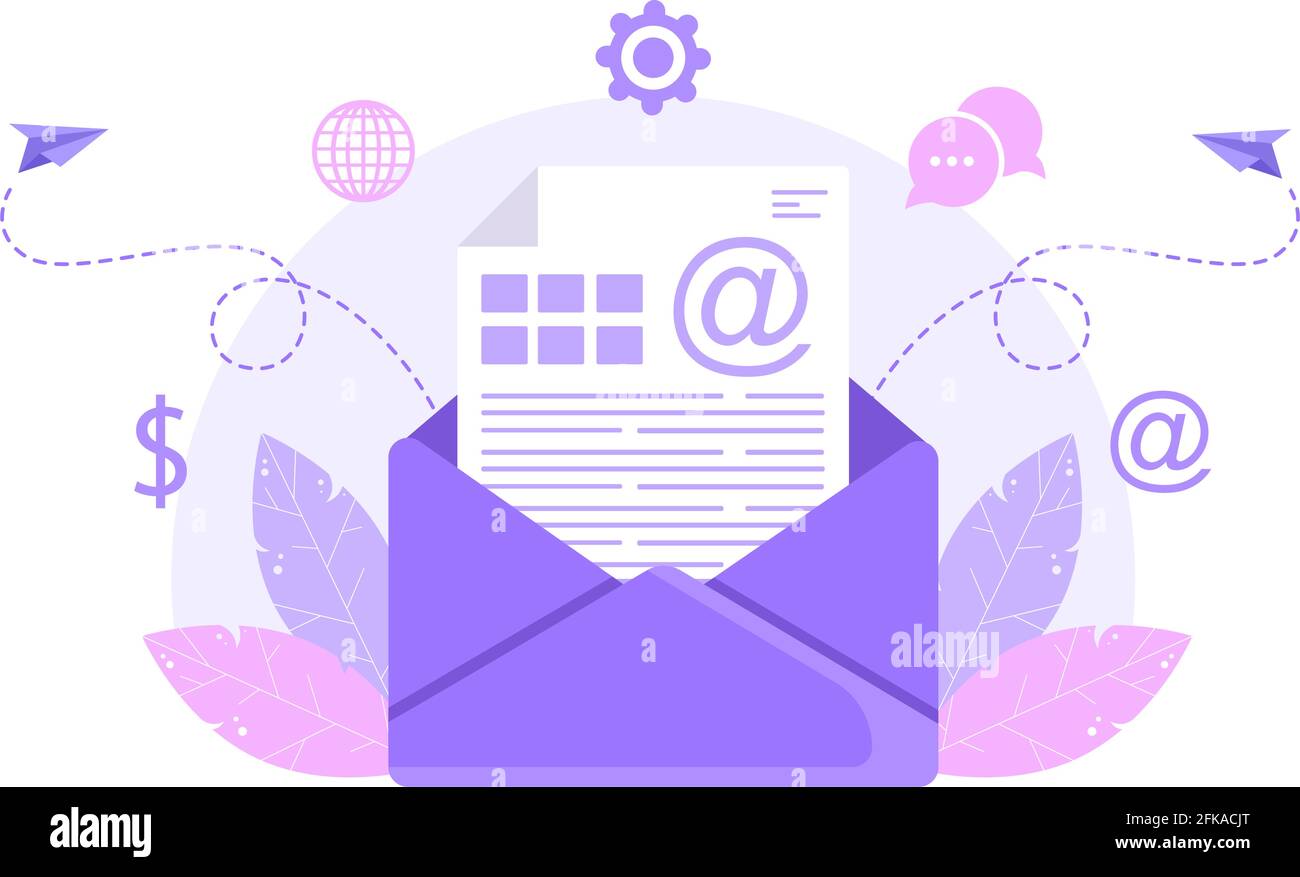 Email Marketing Vector Illustration For Design Digital, Campaign, Web ...