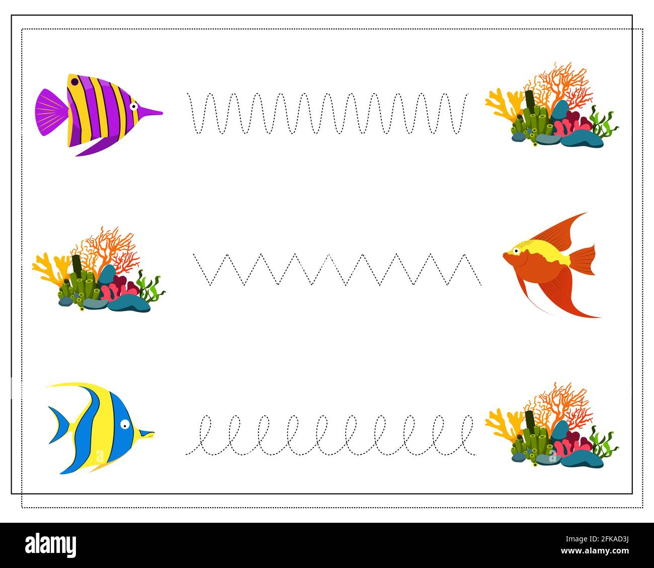 Handwriting practice sheet. Educational children s game, restore the ...