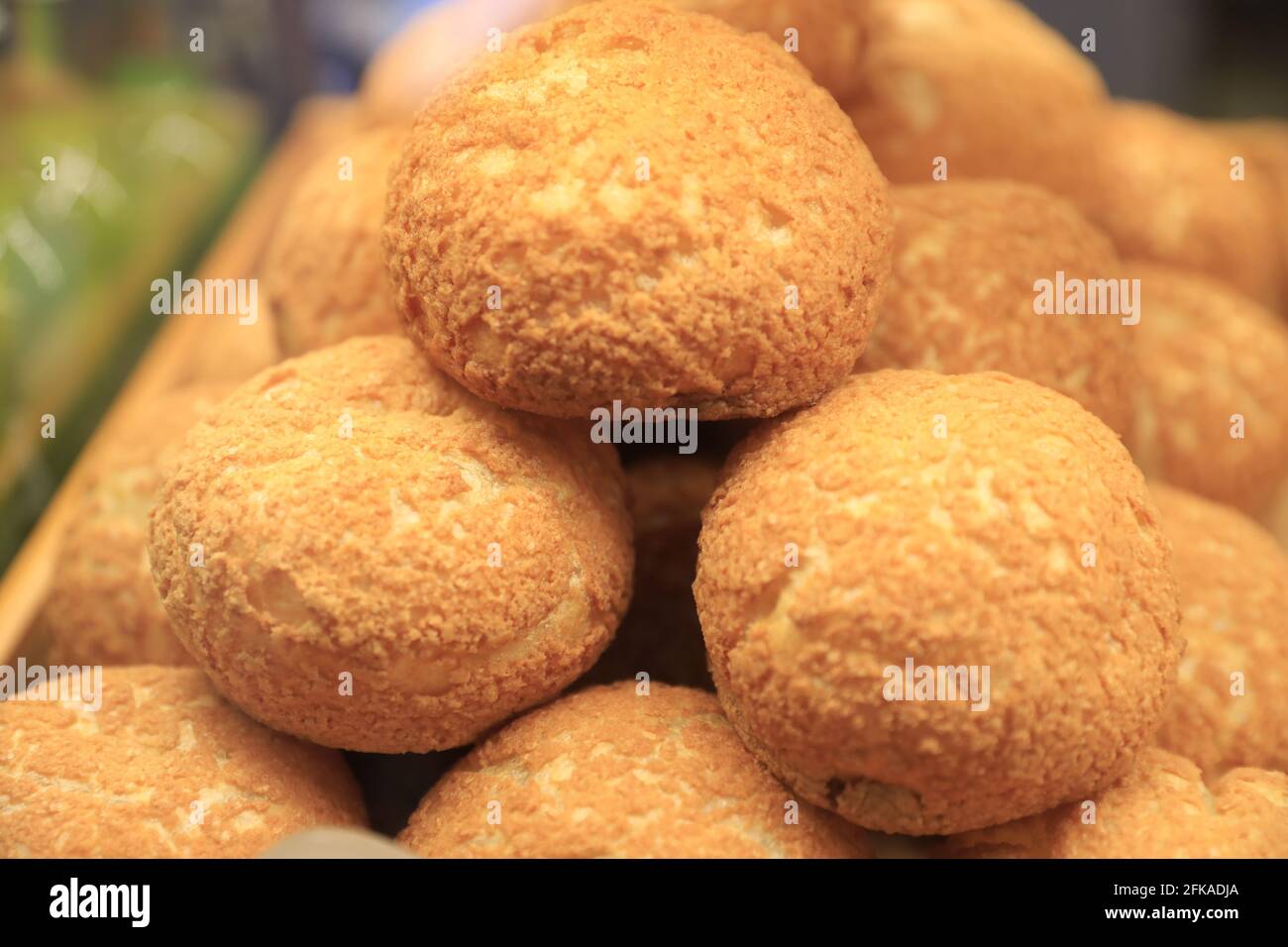Puffs of bread Stock Photo - Alamy