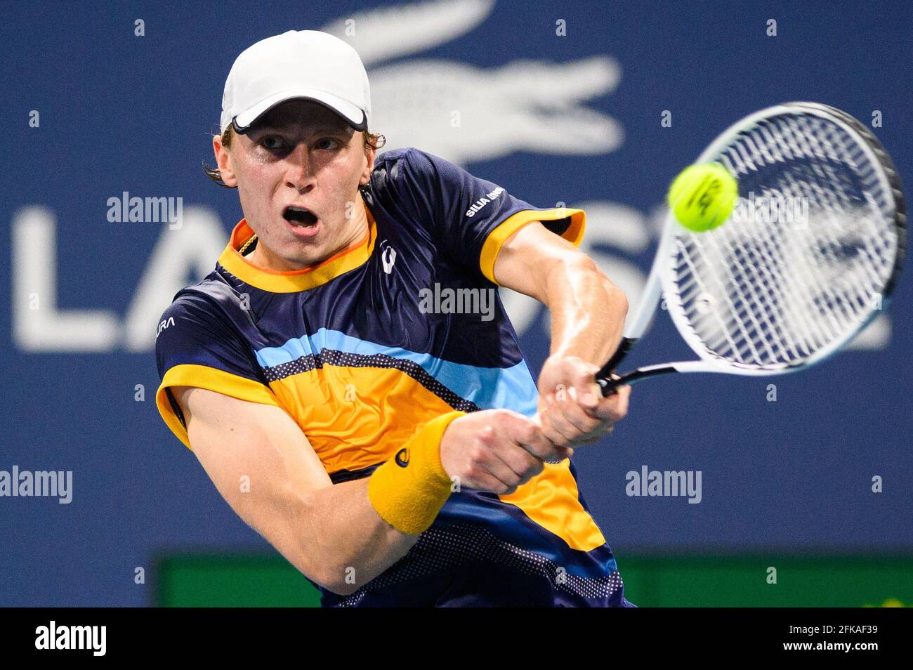 Carlos alcaraz backhand hi-res stock photography and images - Alamy