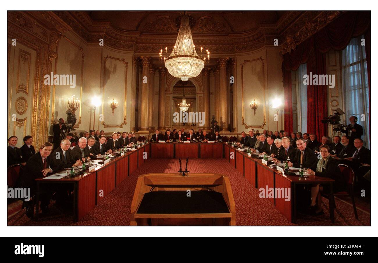 Historic inaugural meeting of The British-Irish Council.Held in ...